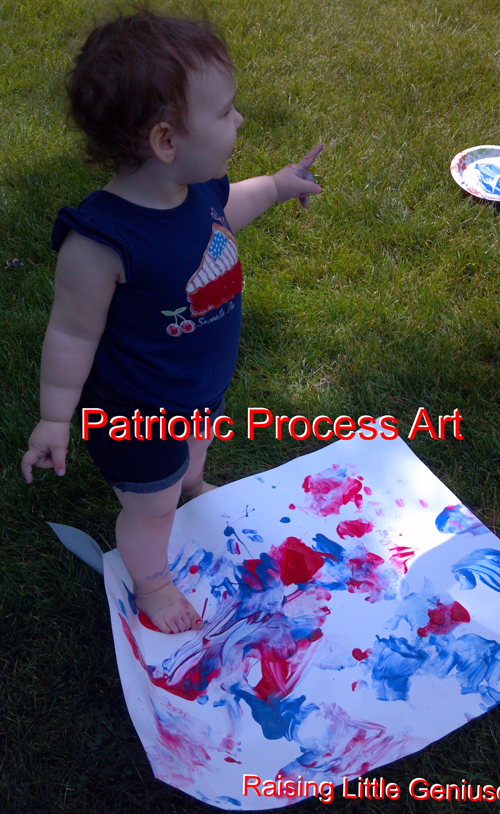 Raising Little Geniuses: Patriotic Process Art