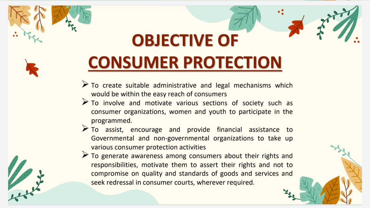 CONSUMER AWARENESS PPT ~ NTY PROJECTS