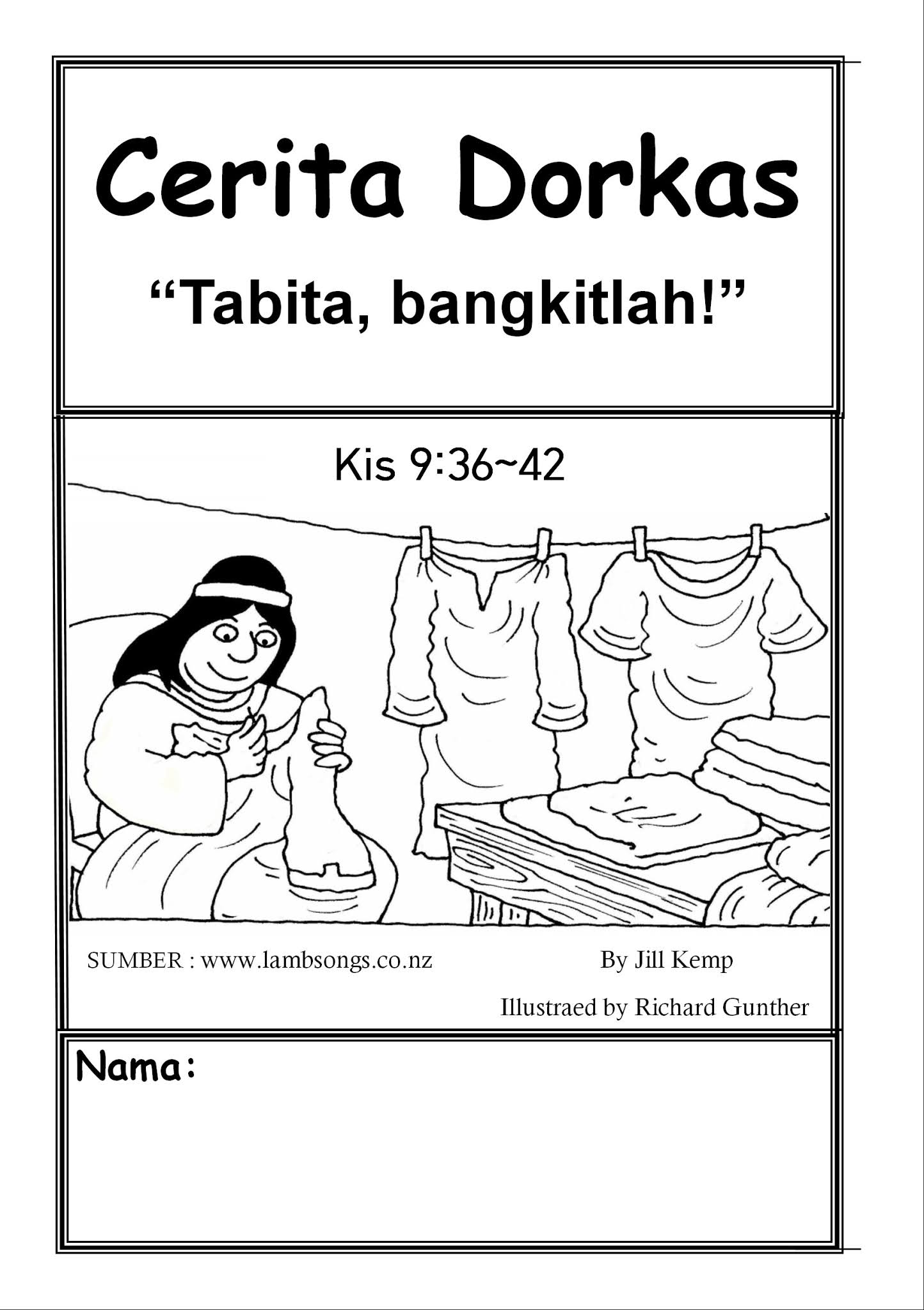 BUKU-CERITA DORKAS(COLORING BOOK)