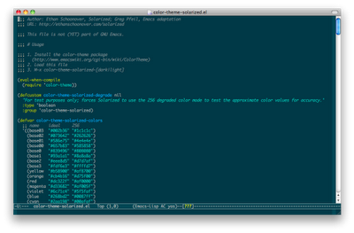 [Emacs & Vim] Color Theme - Solarized - Seorenn SIGSEGV