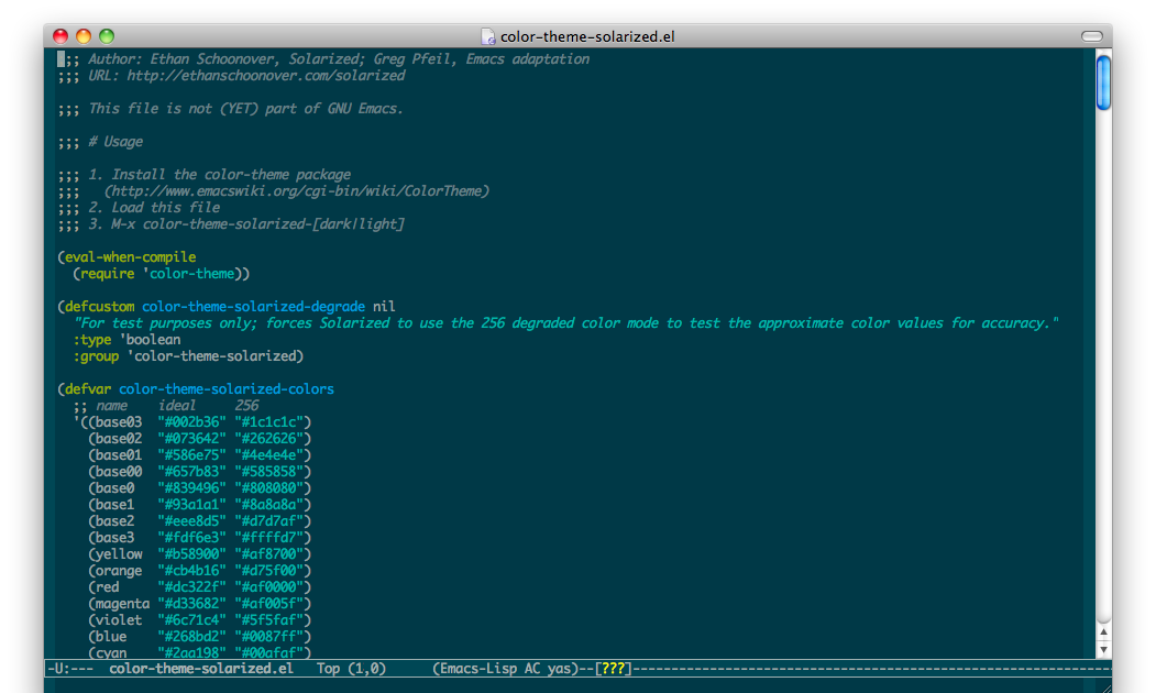 Emacs And Vim Color Theme Solarized Seorenn Sigsegv