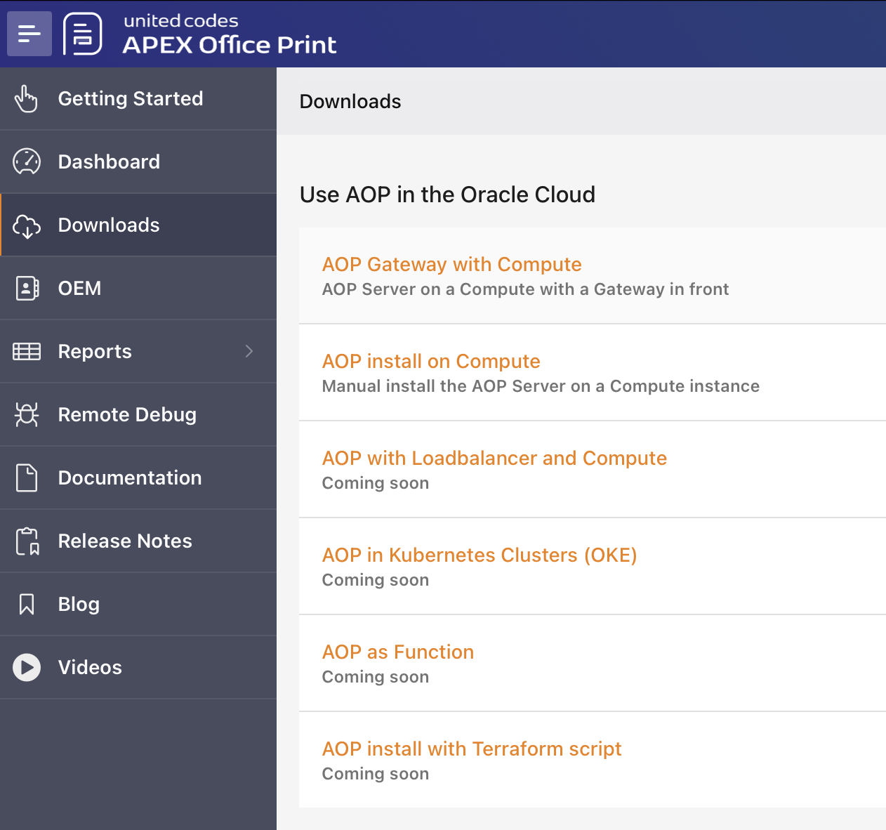 Dimitri Gielis Blog Oracle Application Express Apex Setup The Apex Office Print Aop