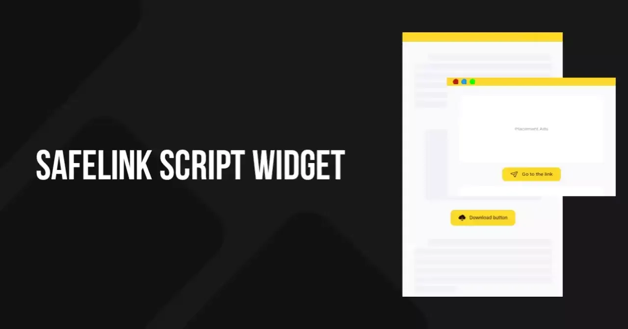 How to make Safelink on Main Blog in Blogger - The Web Trick