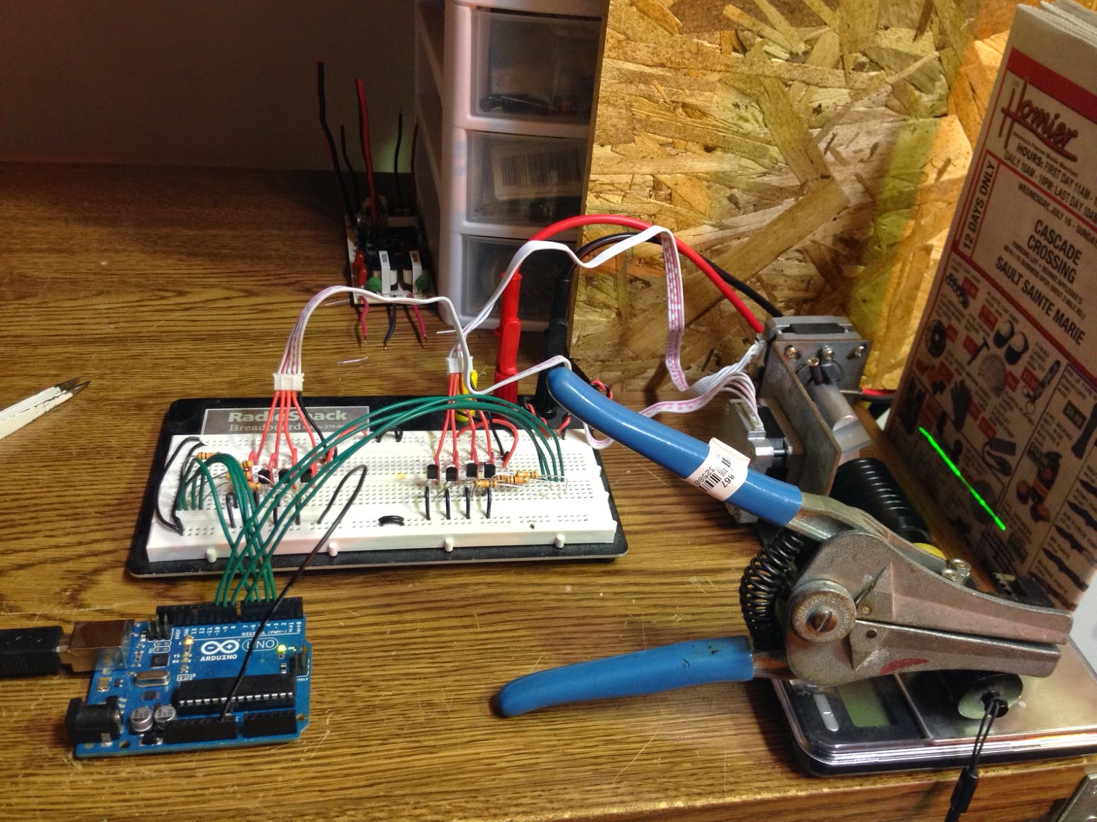Sigurthr Enterprises: DIY Arduino Stepper Motor XY Laser Scanner
