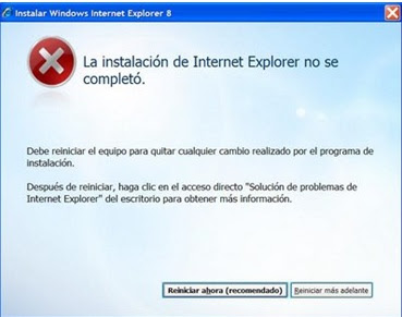 MENSAJES DE ERROR EN SISTEMAS: Mensaje de error: Internet Explorer no ...
