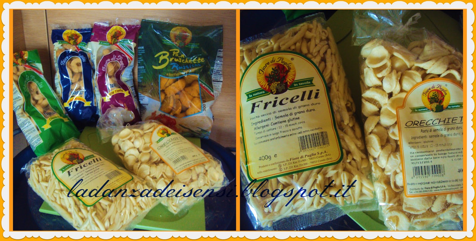 La Danza dei Sensi: FRICELLI IN CREMA DI PEPERONI