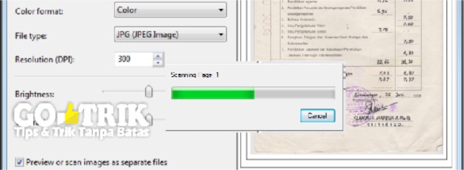 Cara Scan Dokumen Dengan Printer Canon all type Dengan Mudah - Goliketrik