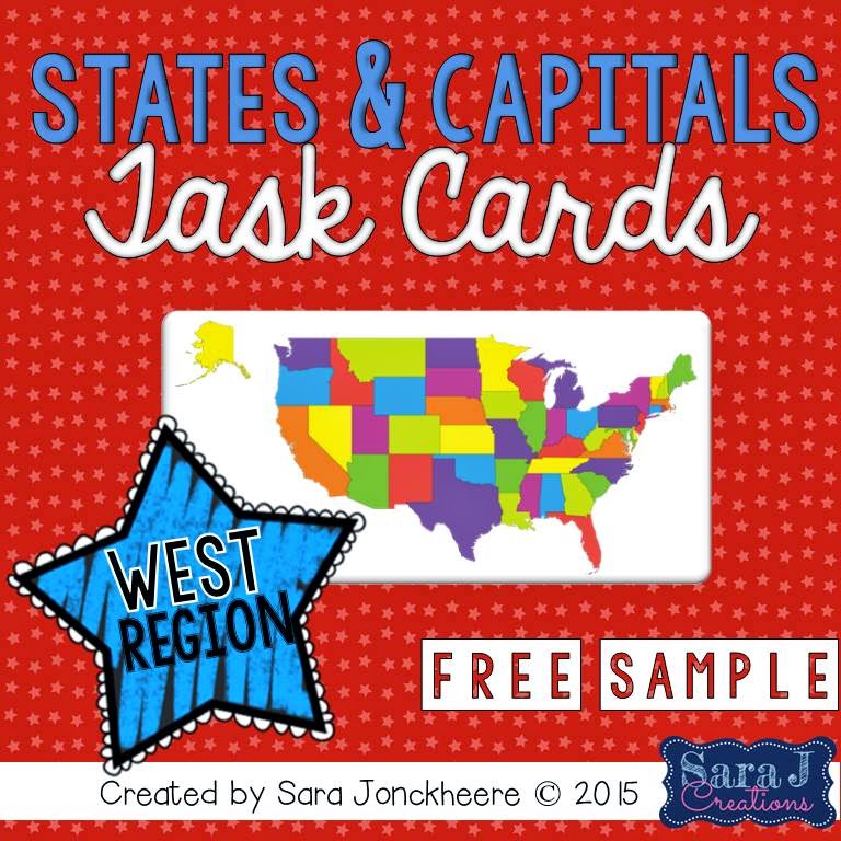 Classroom Freebies Too: States and Capitals