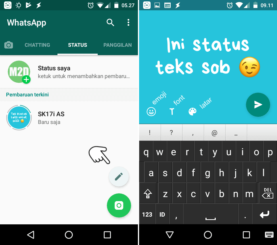 Cara Membuat Tulisan Warna Warni Di Snapgram | Ide Perpaduan Warna