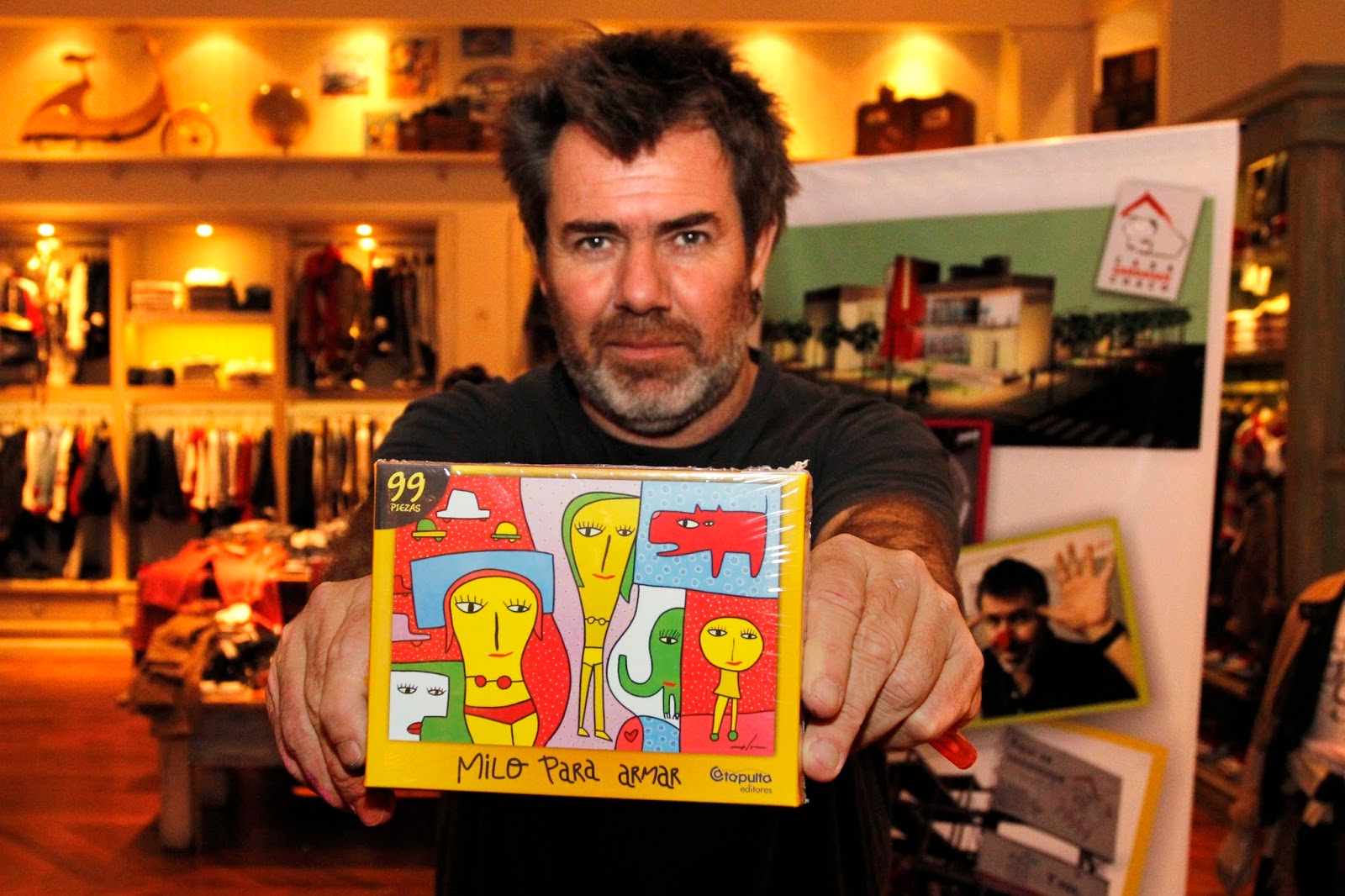 Arte en el jardin: Milo Lockett