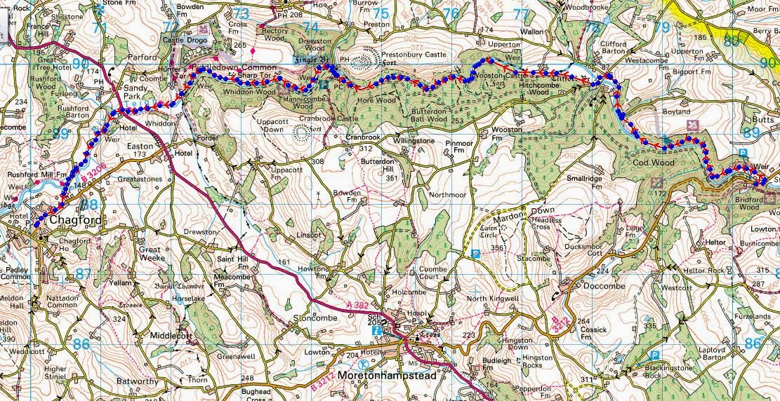 Musings from Higher Downgate and Elsewhere: Along the Teign River from ...