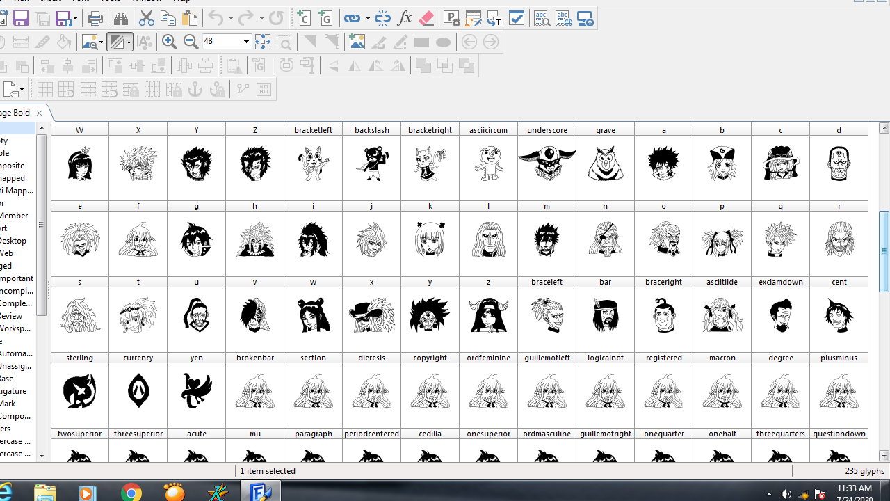 Fairy Tail Image Font
