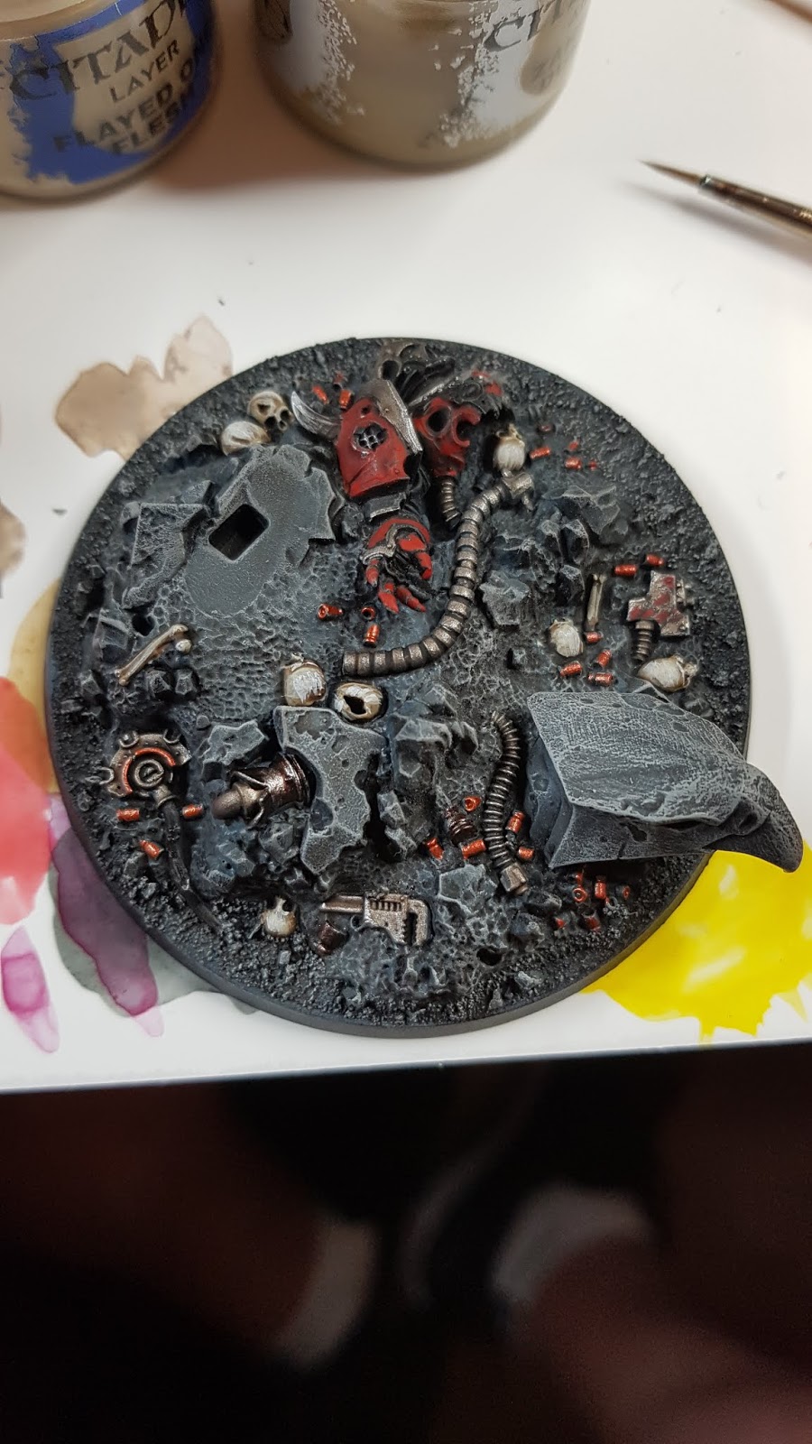 Dibdab's Hobby Blog: Ultramarines:Roboute Guilliman Base