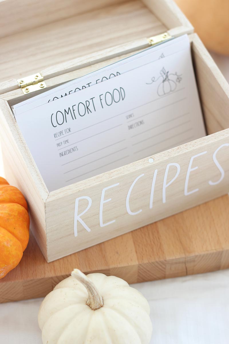 Free Printable Fall Recipe Cards & Foodie Finds | Sunny Day Family