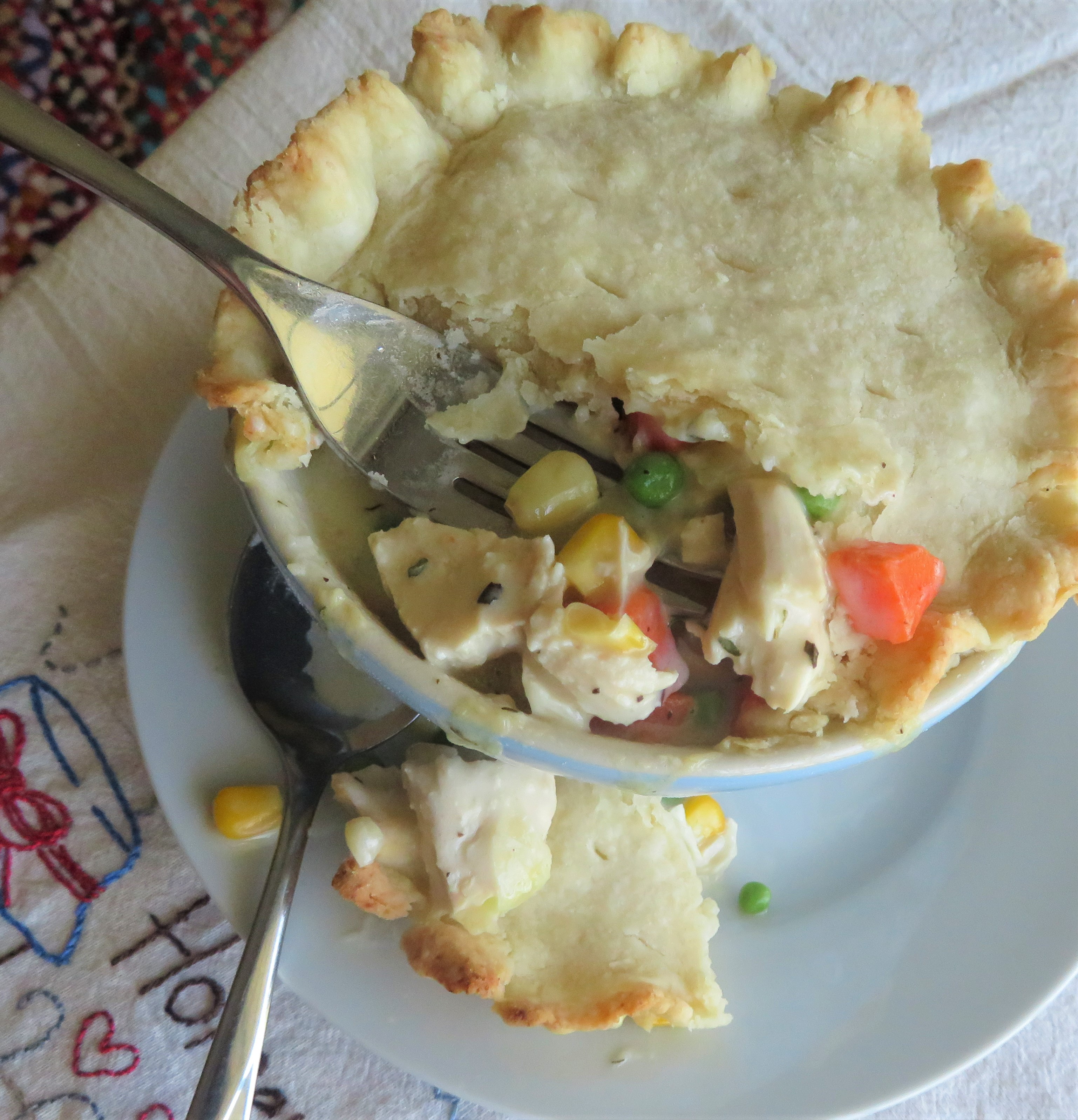 Chicken Pot Pie for One | The English Kitchen