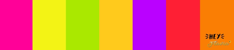 Hey Flávia: É tendência: neon