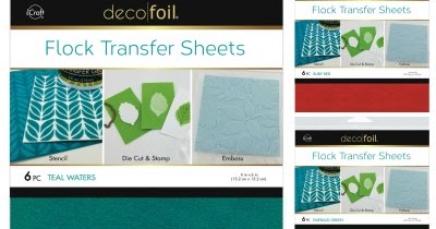 Crafty Creations with Shemaine: New Decofoil Flock Transfer sheet ...