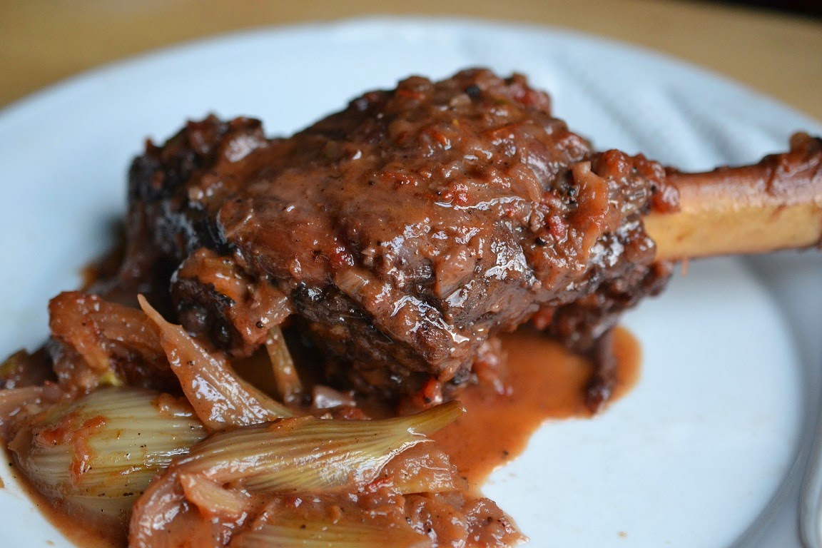 Greedy Girl : Braised Lamb Shanks with Fennel