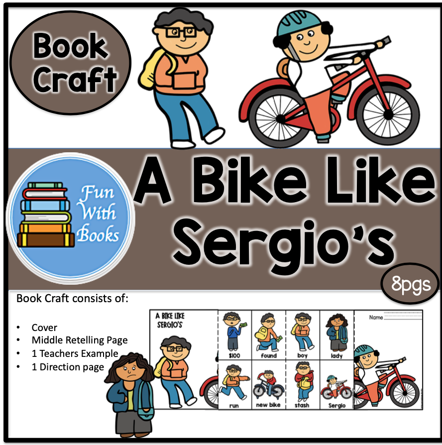 A BIKE LIKE SERGIO'S BOOK CRAFT ~ Book Units by Lynn