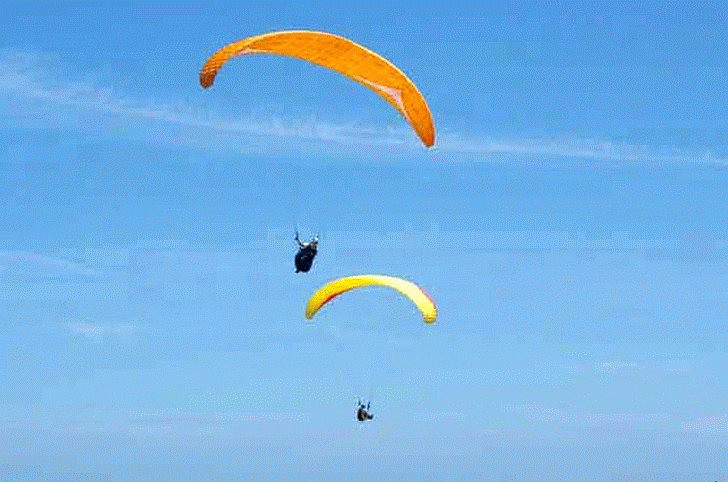 Ryukyu Life: Travel Photo (GIF) Paragliding in Nanjo City Okinawa