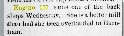 Western & Atlantic Railroad, 1888 - 1898: Rail Moment: Dread 107 and ...