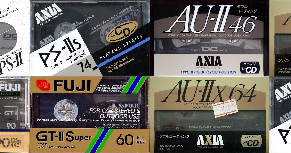 Audiochrome: Cassette Tape Measurements: Axia and Fuji