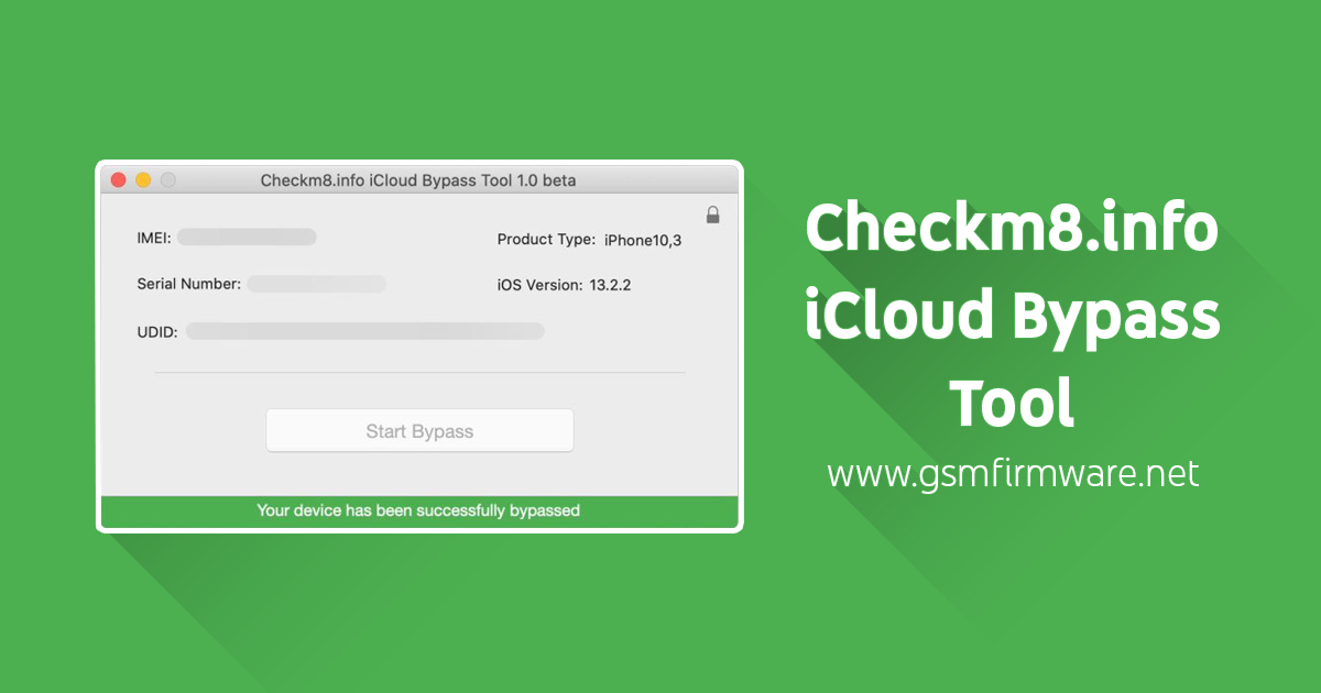 Checkm8.info iCloud Bypass Tool v1.2 Beta [macOS]