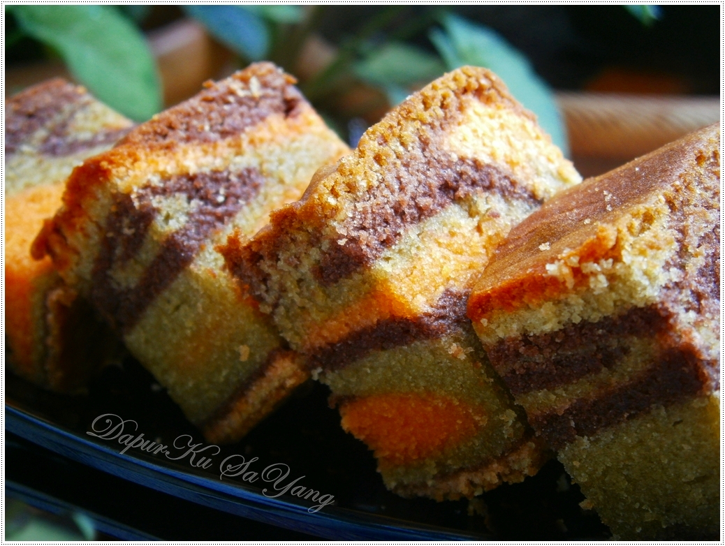 DapurKu SaYang: Kek Marble Mewah