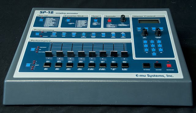 MATRIXSYNTH: Emu SP-12 TURBO RHYTHM SAMPLER W/DISC DRIVE AND DISCS