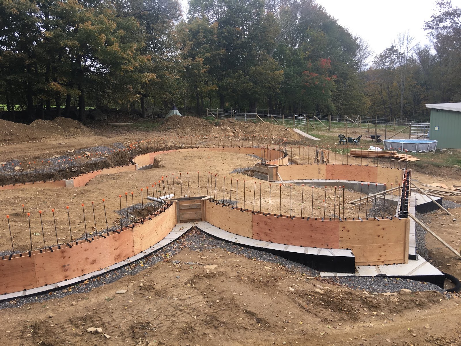 Spider Tie System Stem Wall Forms Complete