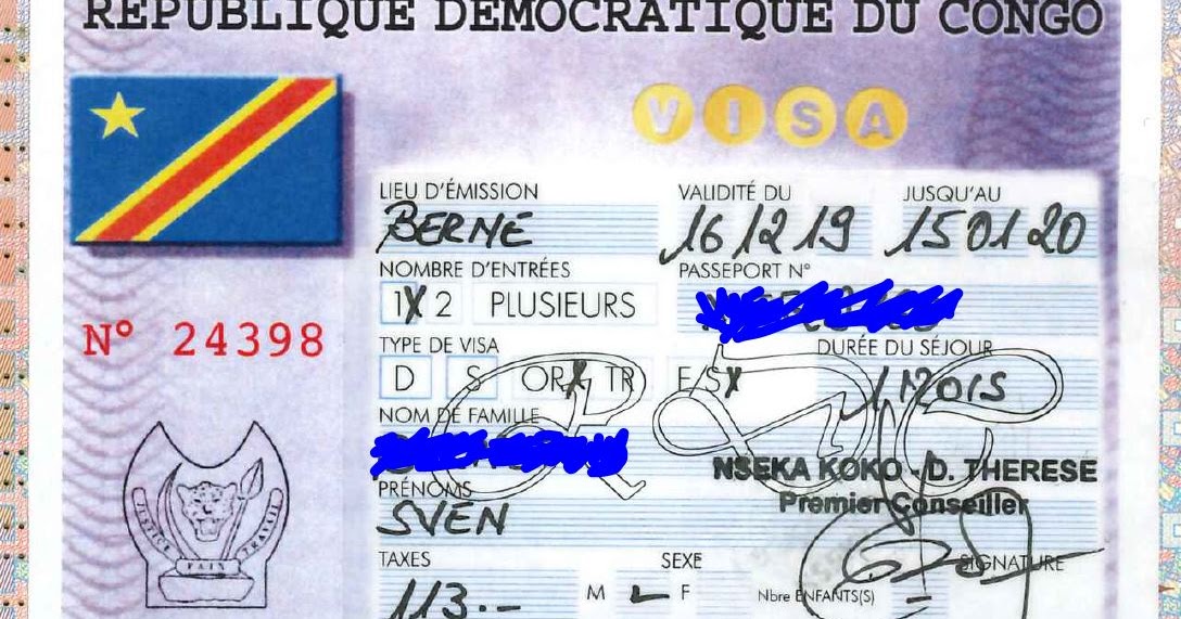 How to get the DRC Visa? - Sven's Travel Venues
