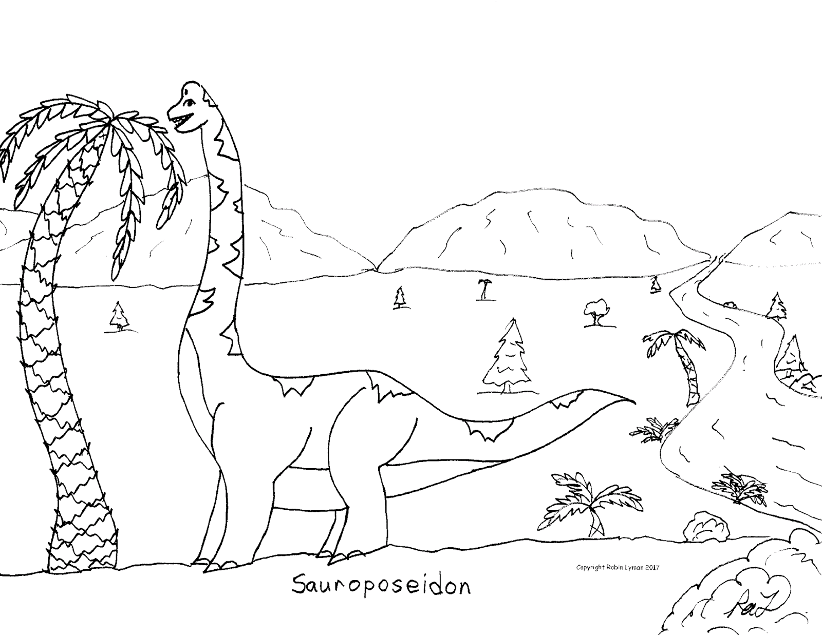 Sauropods Coloring Page Coloring Pages
