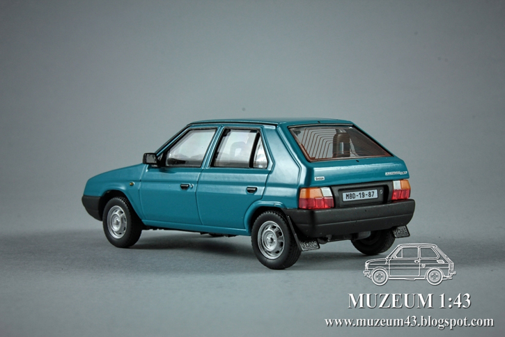 Skoda Favorit 1:43 Abrex - Muzeum 1:43