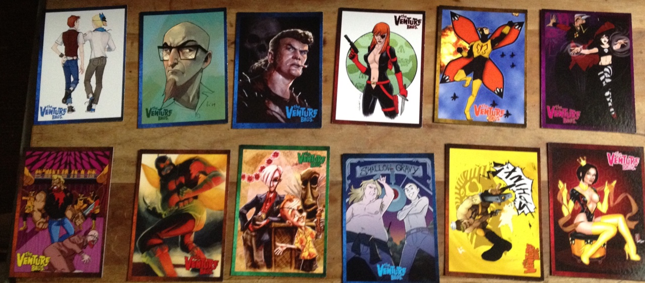 The Yeti Speaks!: Venture Bros. trading cards