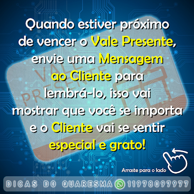 Dicas do Quaresma!: Faça o seu Cliente voltar!