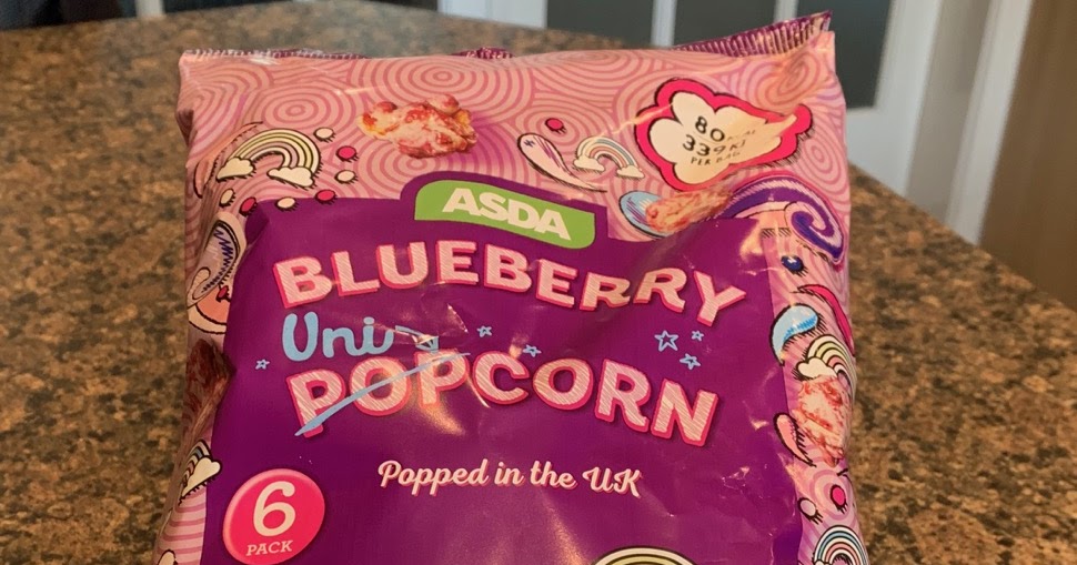 FOODSTUFF FINDS: Blueberry Uni-Popcorn (Asda) By @Cinabar