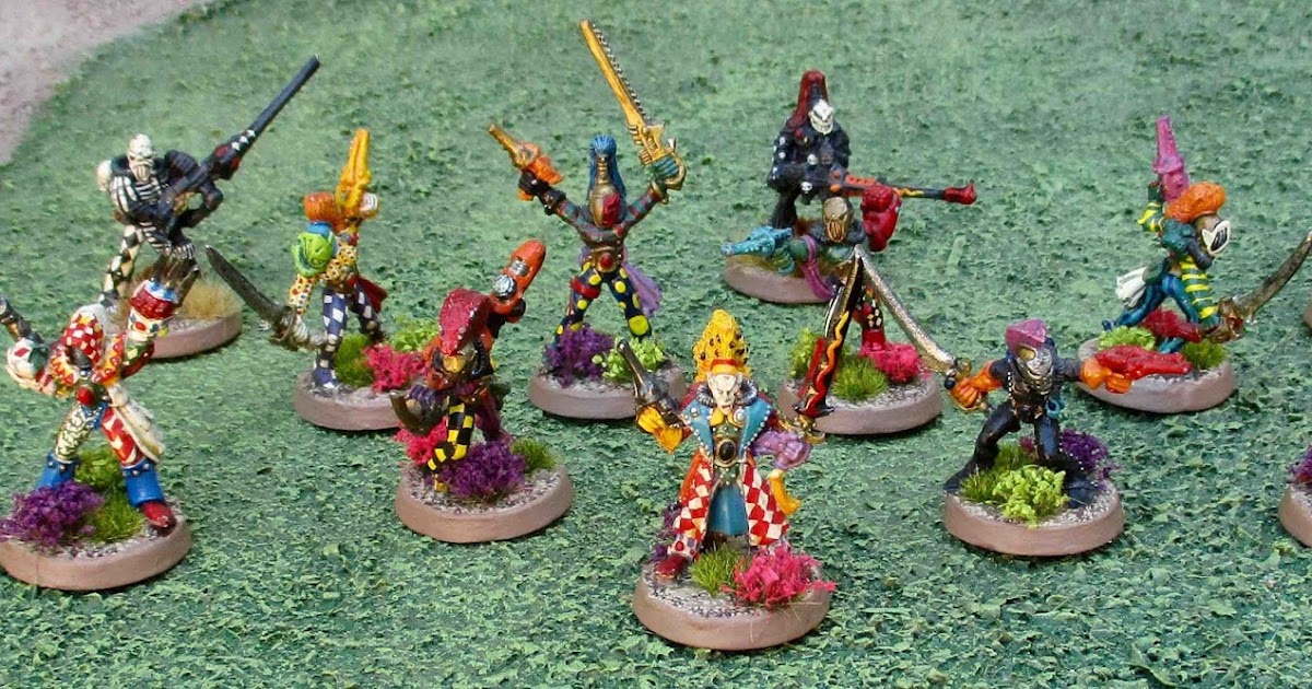 Tim's Miniature Wargaming Blog: 40K Harlequins