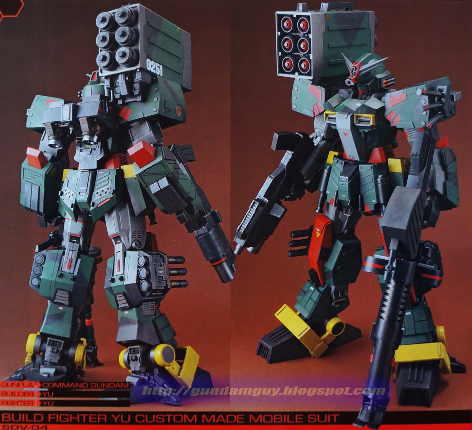 GUNDAM GUY: 1/48 SDV-04 Command Gundam [Build Fighter Yu Custom Made ...
