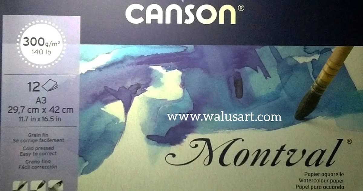 [REVIEW] Canson Montval Watercolor Paper