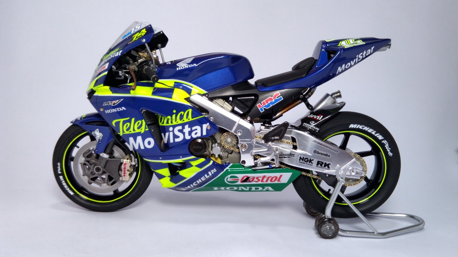 Bian Ridwan: TAMIYA TELEFONICA Movistar Honda RC211V ’03 #15