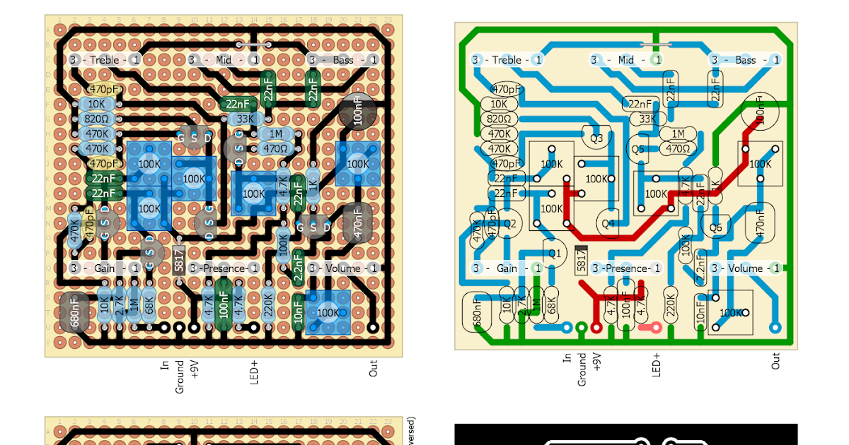 Perf and PCB Effects Layouts: PedalPalFX PAL 800