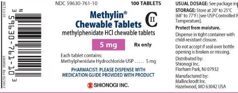 دليل الأدوية العالمي: Methylin دواء ميثيلين