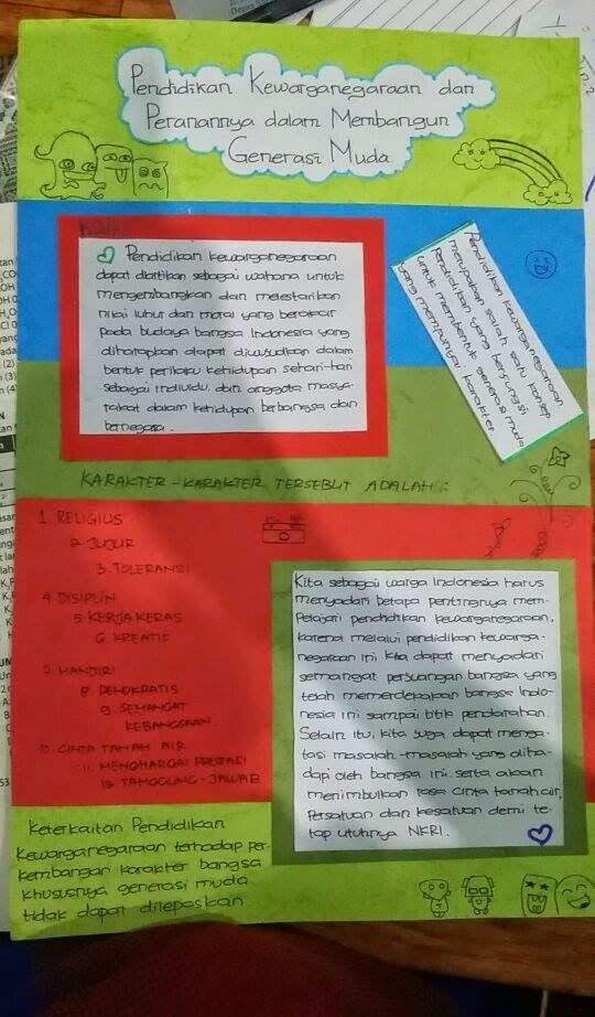 Contoh Poster KWN "Manfaat Mempelajari Kwn"