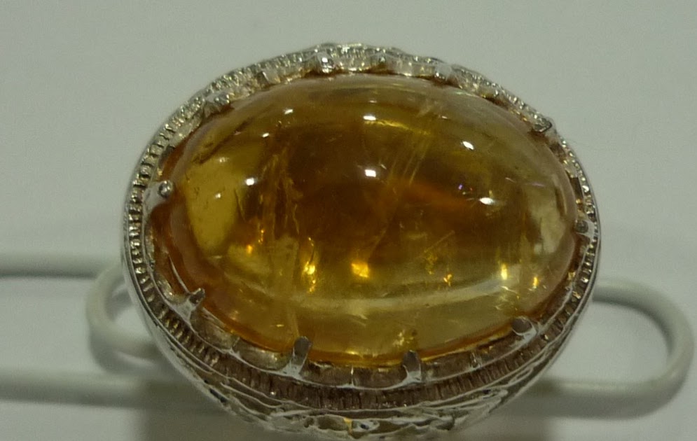 BATU PERMATA SYURGA: Cincin Batu Permata Citrine atau Cempaka ( SOLD ...