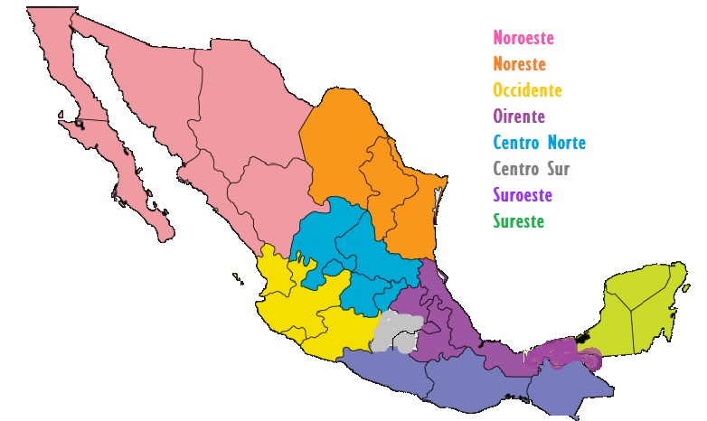 Zonas Económicas de la República Mexicana