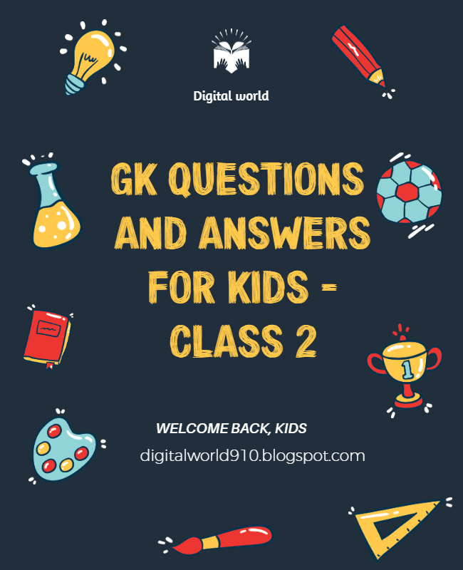 GK Questions For Class 2 | Digital world