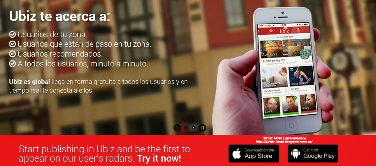 Llega Ubiz.mobi, la nueva aplicación movil que sumará beneficios a los ...