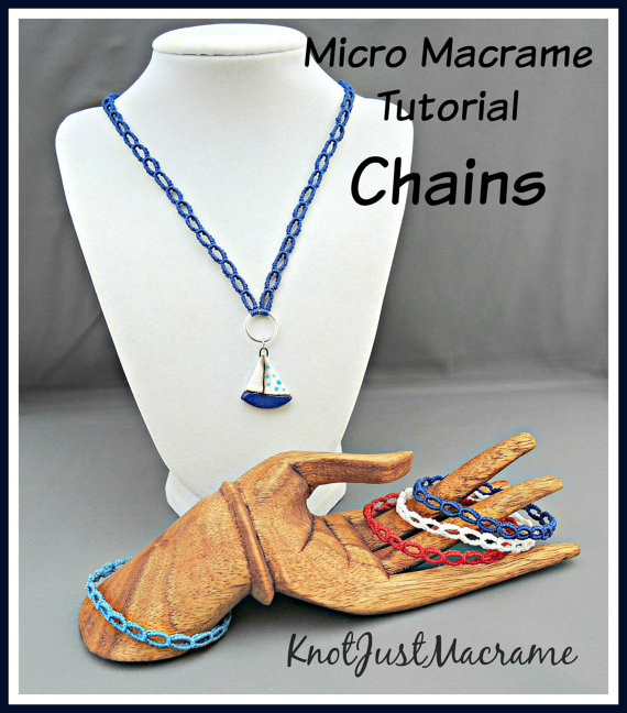 Knot Just Macrame by Sherri Stokey: A New Micro Macrame Tutorial: Chains!