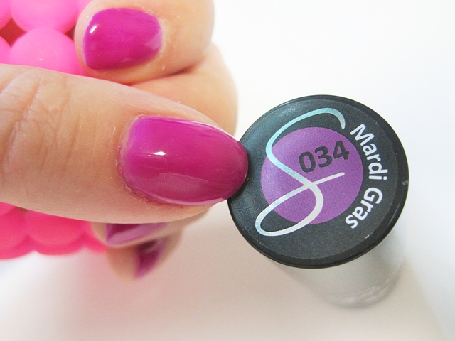 Lakier hybrydowy Semilac - 034 Mardi Gras - czy to fiolet, czy to róż ...