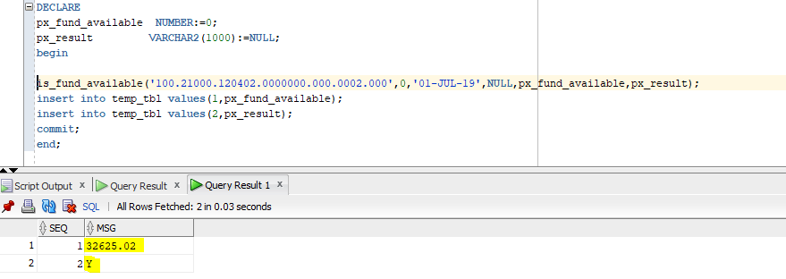 Oracle Application: How to check budget fund for specific account ...